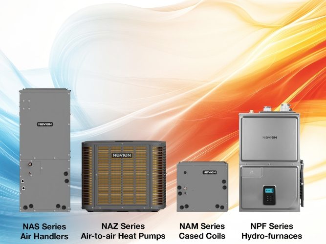 Navien Expands HVAC Product Lineup with Launch of NAZ Heat Pump NAS Air Handlers and NAM Cased ...